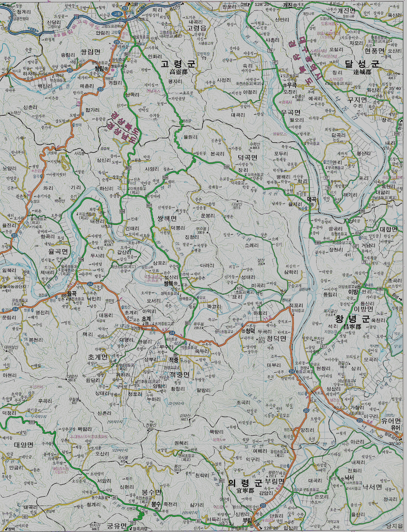 Maps: Korea Cultural Heartland Program