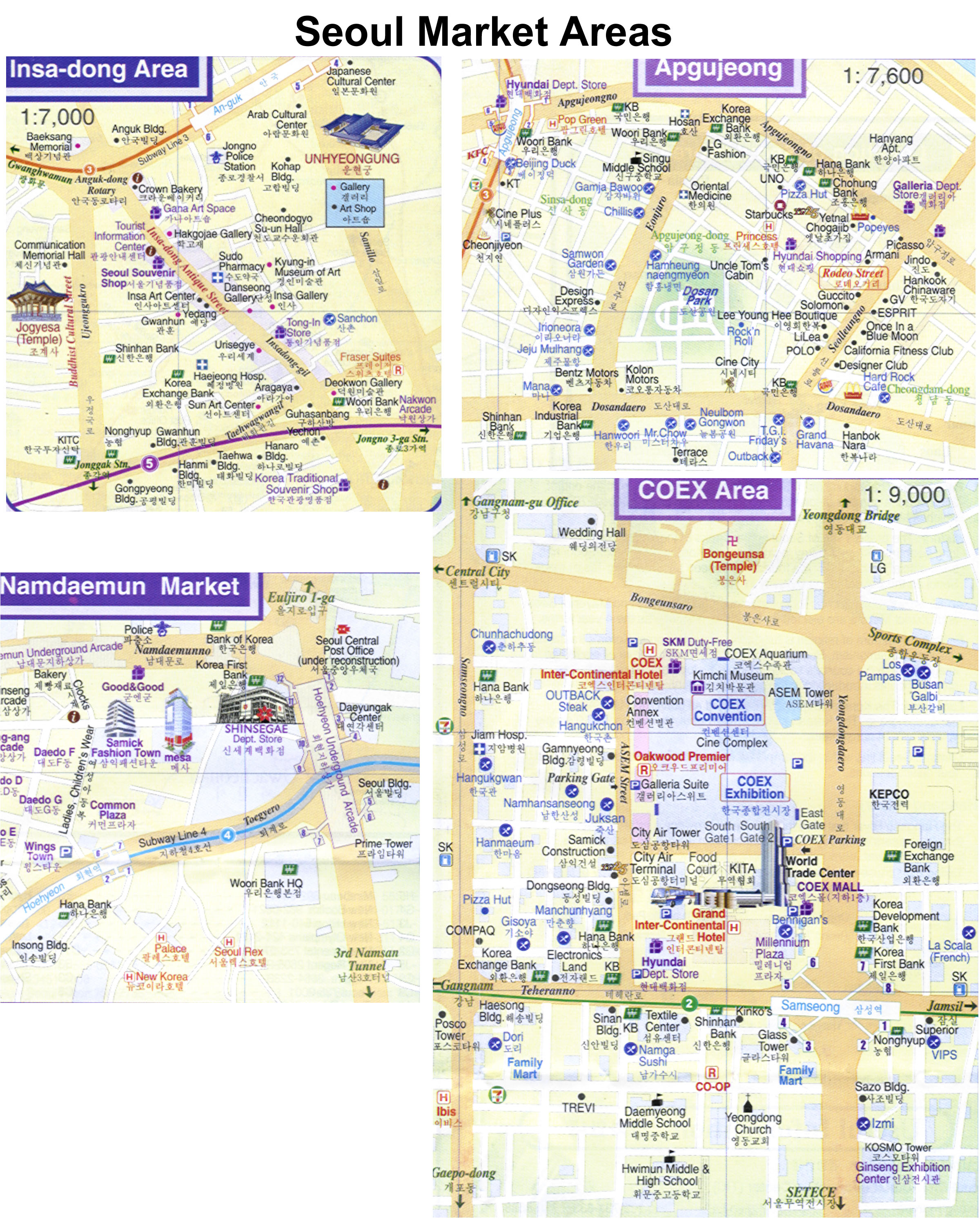 Maps: Korea Cultural Heartland Program